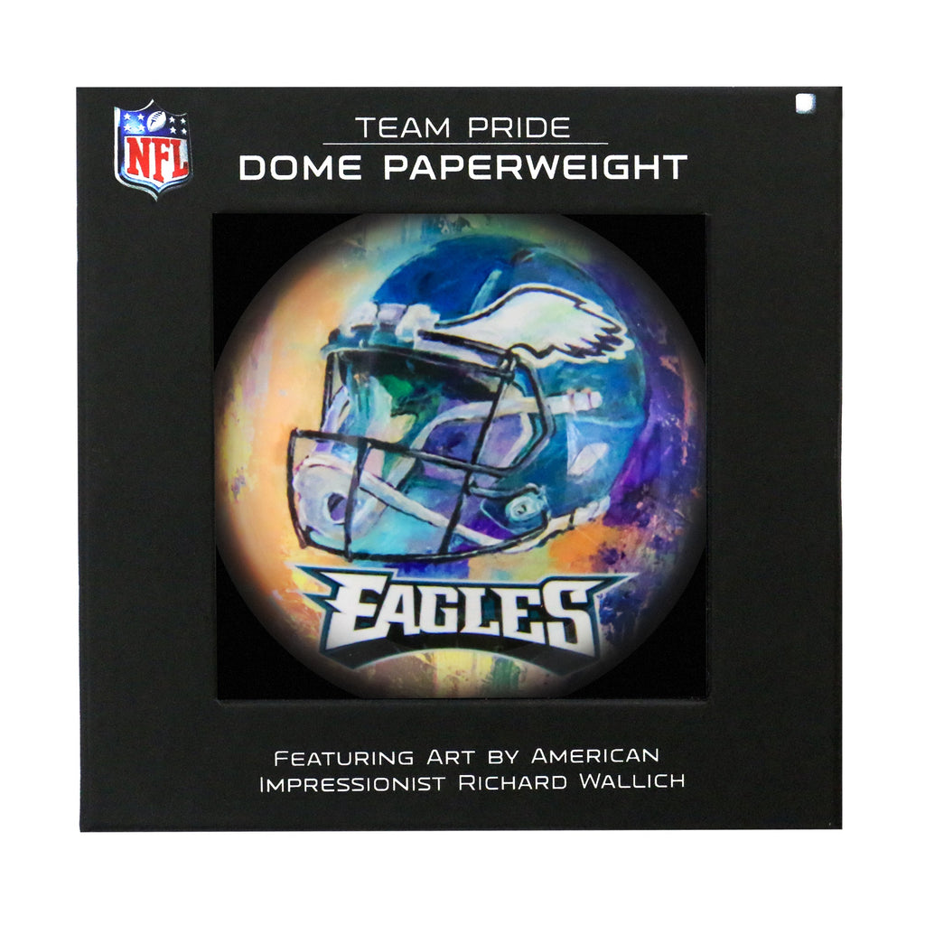 Philadelphia Eagles Glass Dome Paperweight - For The Deep Rooted Fan ...