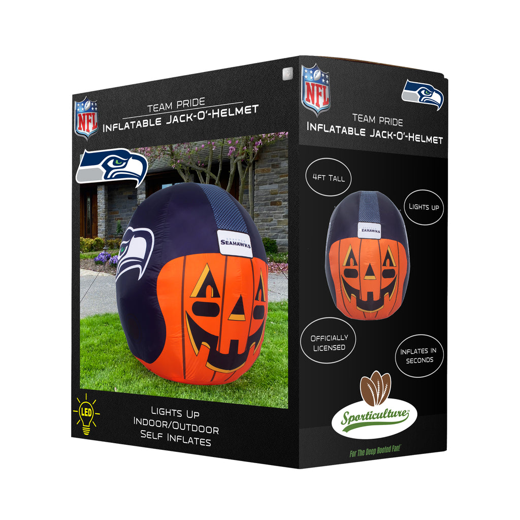 Seattle SeahawksInflatable Jack-O’-Helmet - For The Deep Rooted Fan ...