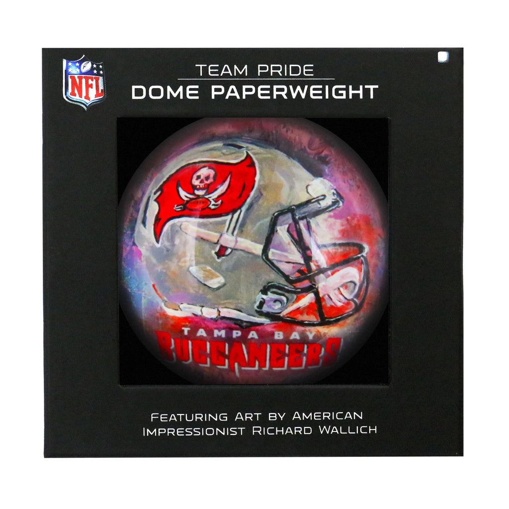 Tampa Bay Buccaneers Glass Dome Paperweight - For The Deep Rooted Fan ...